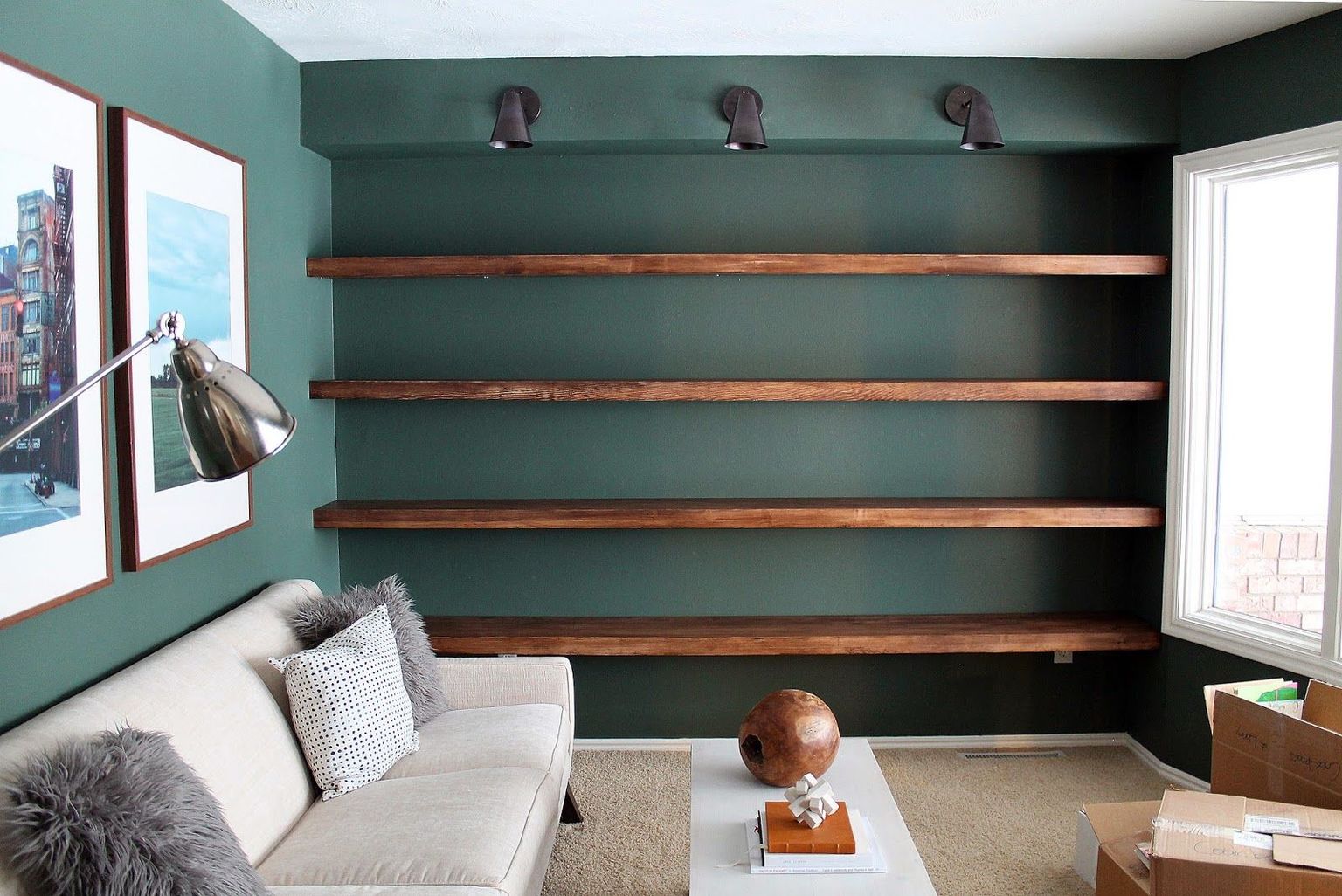 Basement Built In Ideas: 6 Finished Basement Shelving Ideas